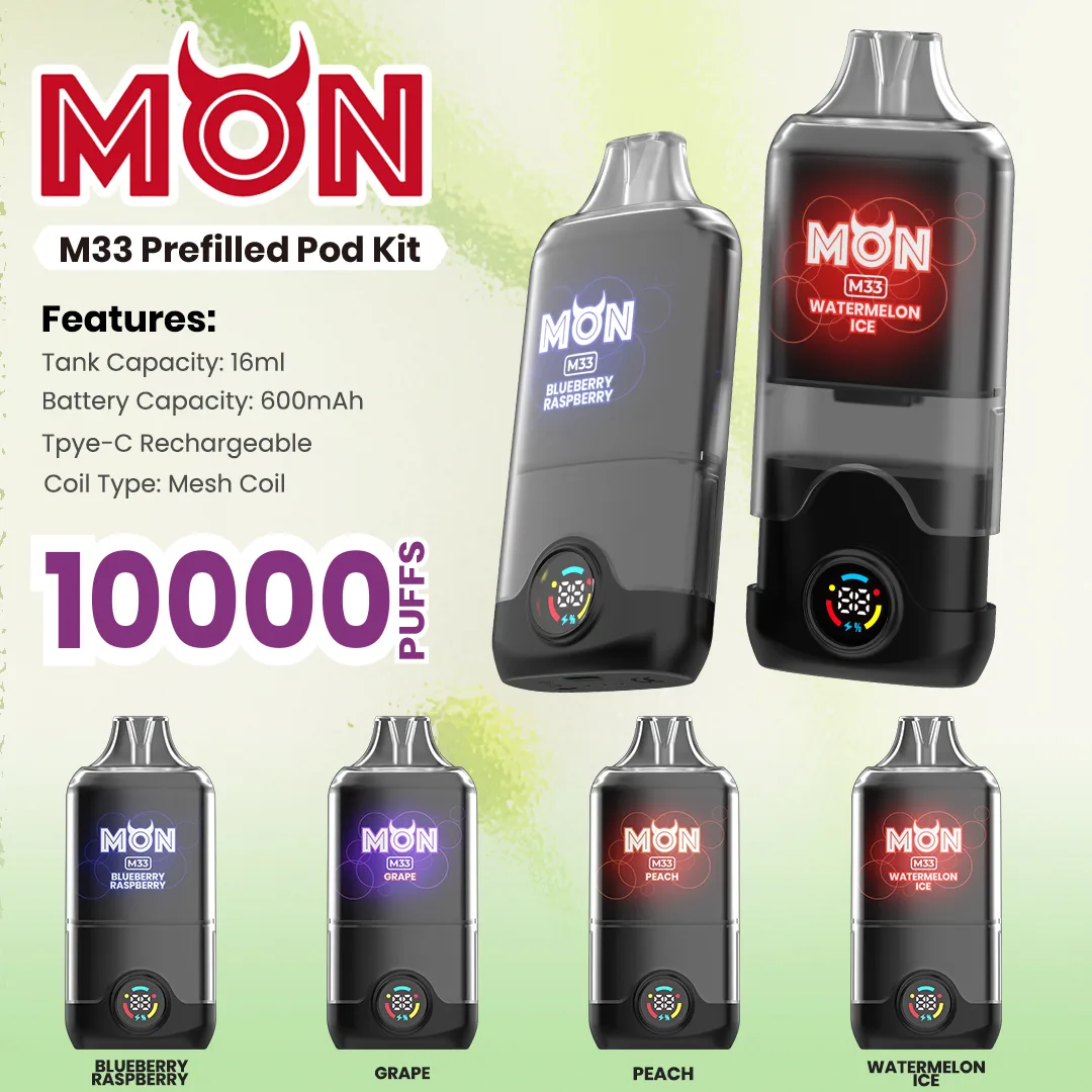 M33 10,000 puffs Disposable Vape - Prefilled Pod system
